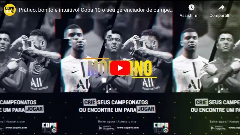 Copa10 - Gerenciador de Campeonatos para EA FC, eFootball e Futebol Real